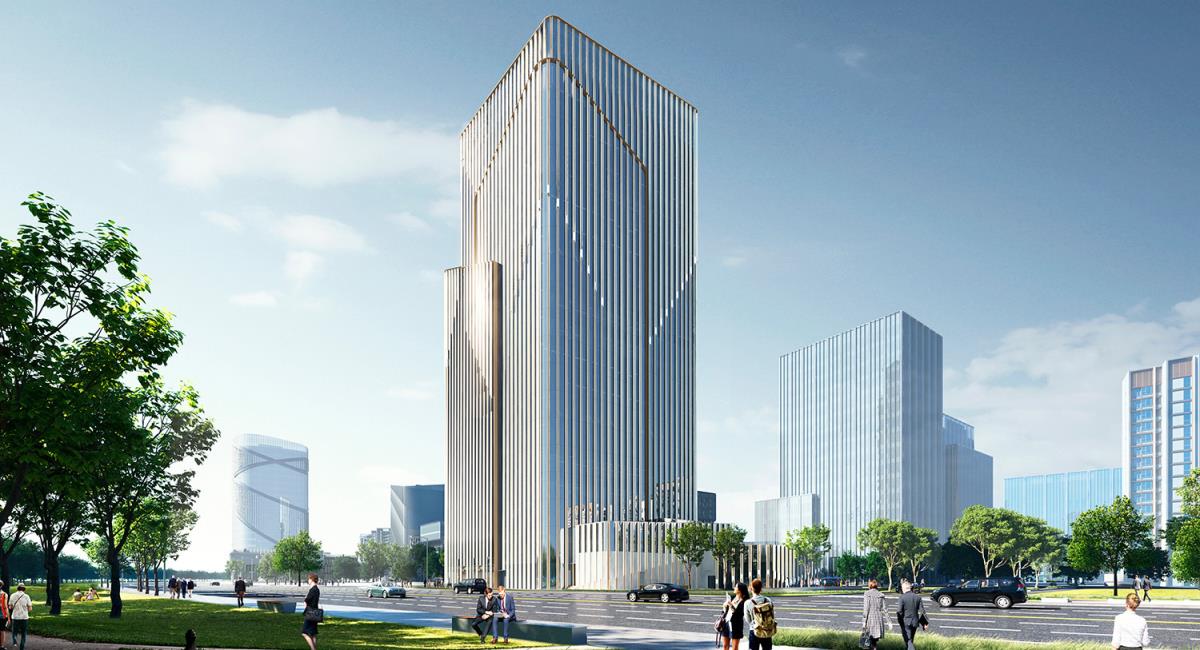 Waterfall Tower a Lingang di MMA Projects